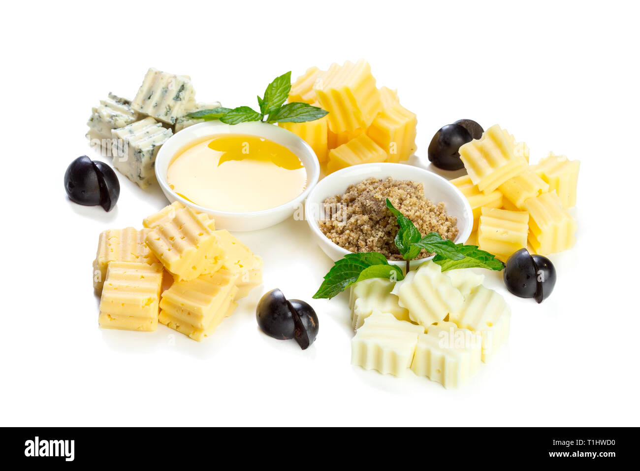 various types of cheese Stock Photo - Alamy