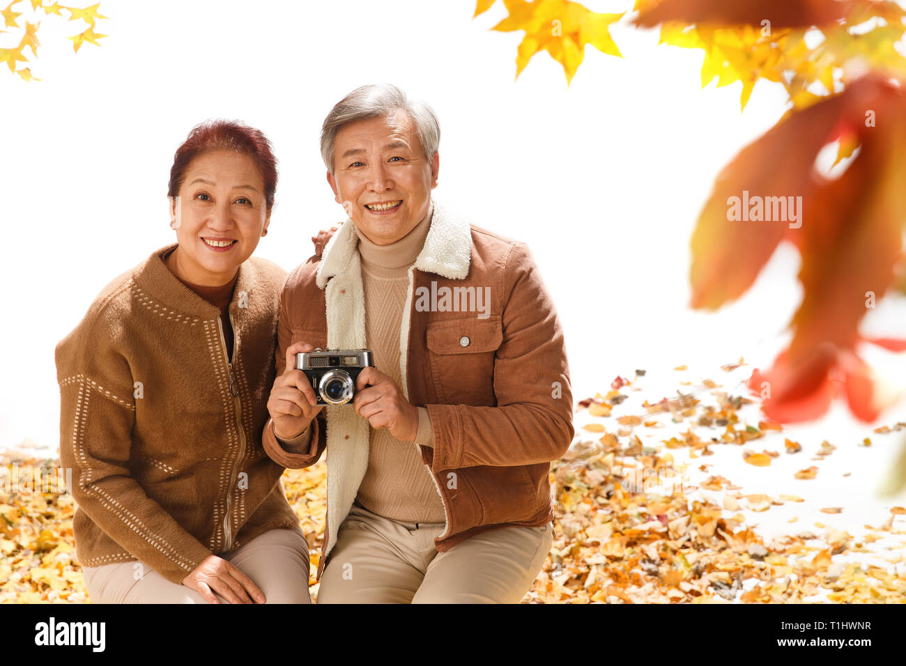 Elderly couple photo Stock Photo - Alamy