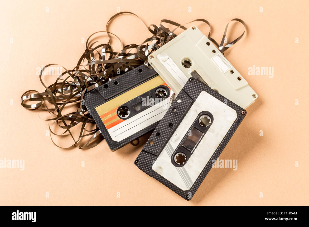 Old Audio Cassette Tape Stock Photo - Alamy