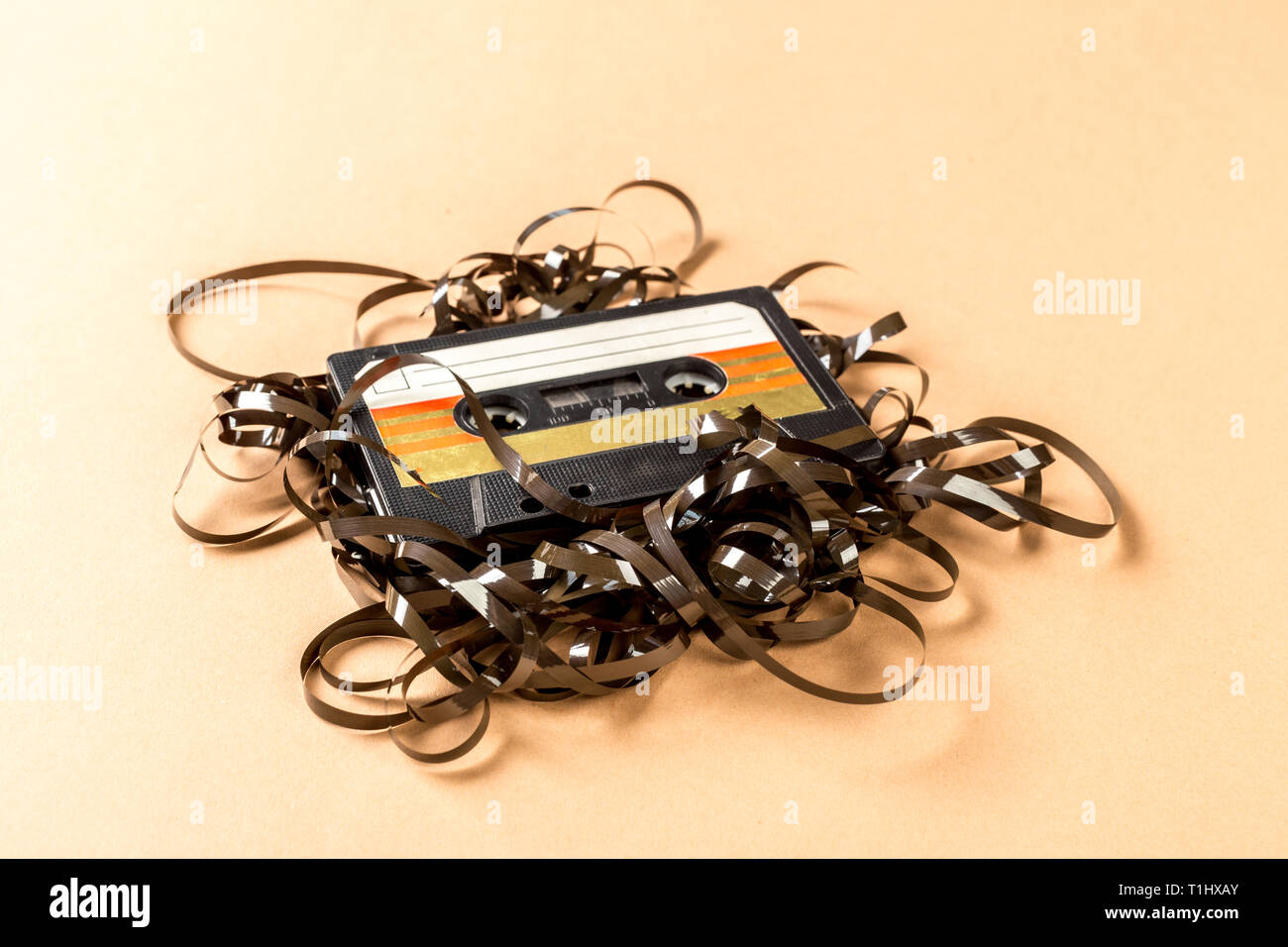 Old Audio Cassette Tape Stock Photo - Alamy