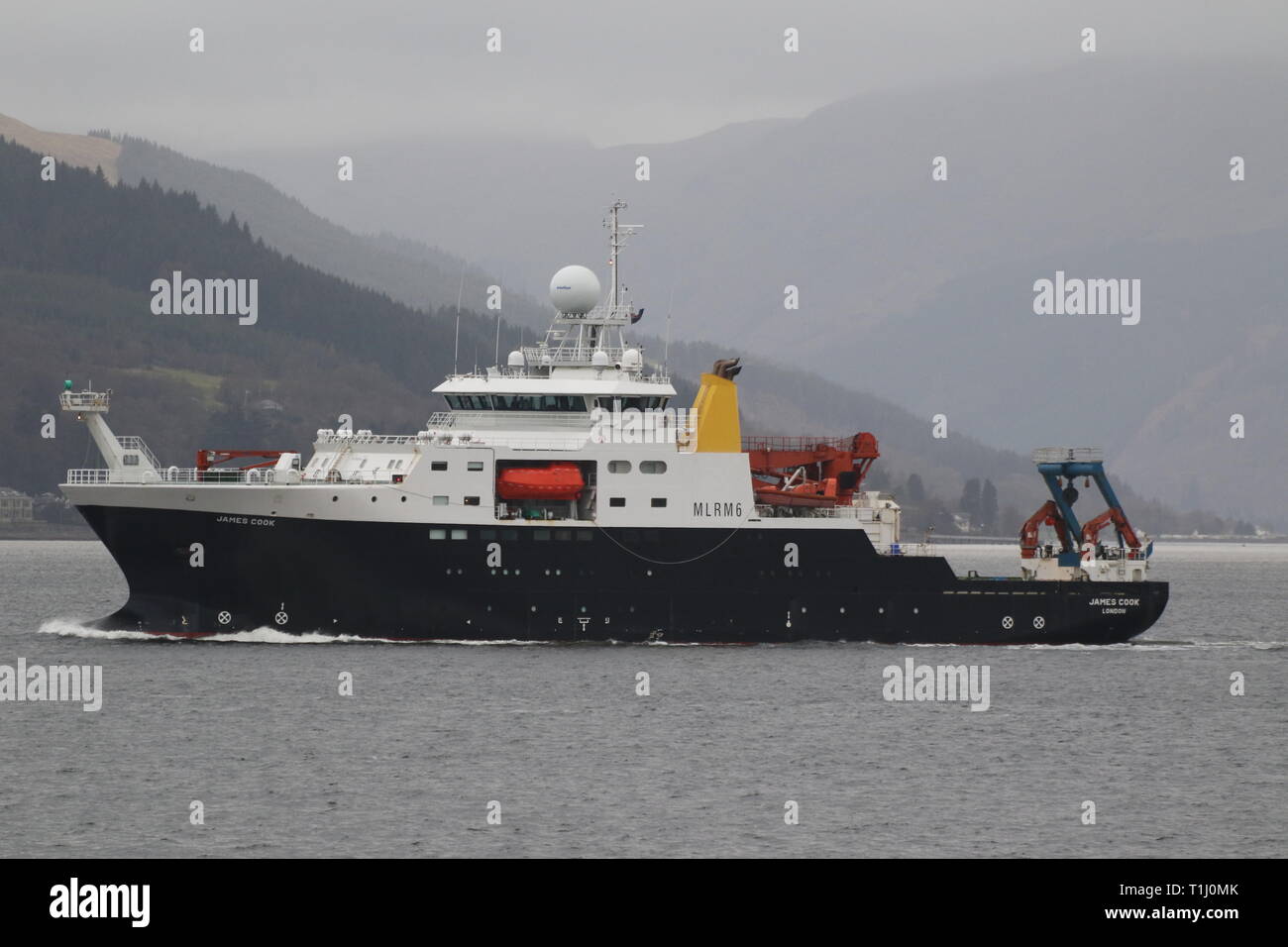 RRS James Cook, a research vessel operated by the Natural Environment ...