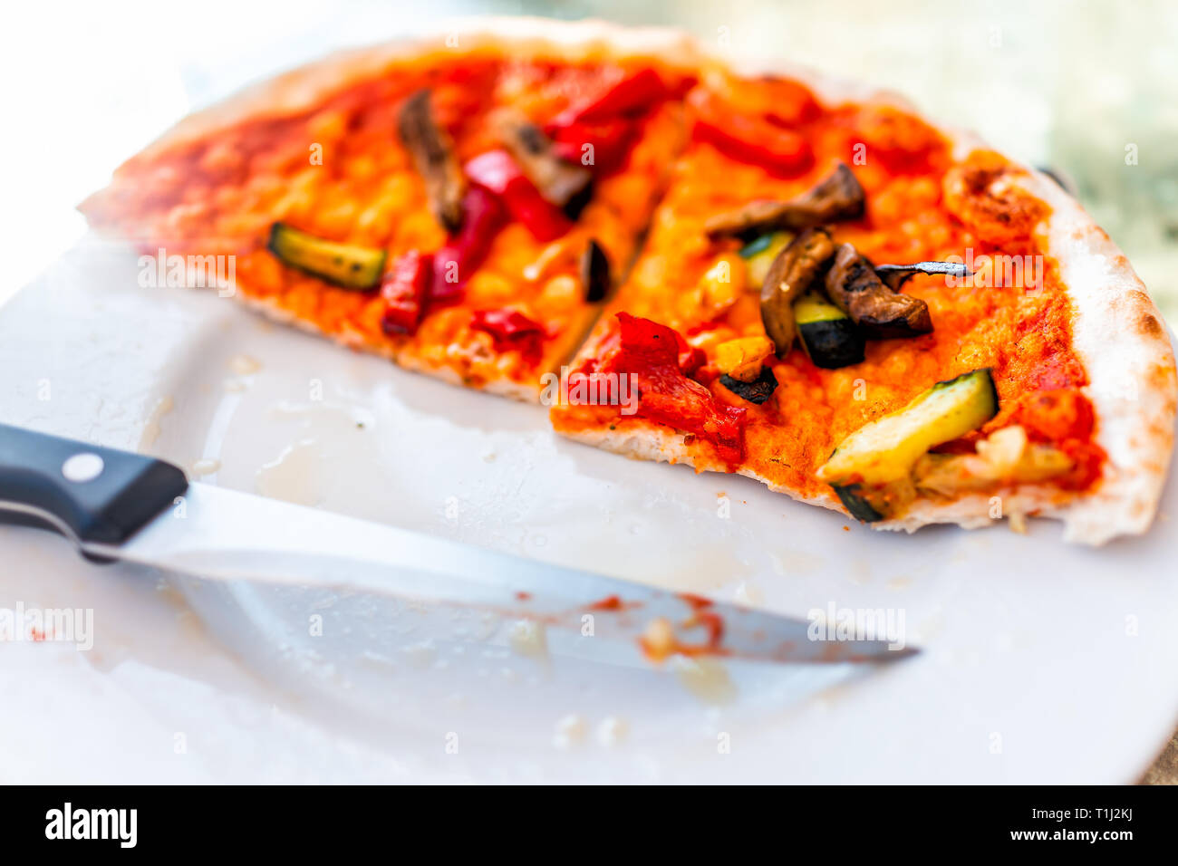 Half and half pizza hi-res stock photography and images - Alamy