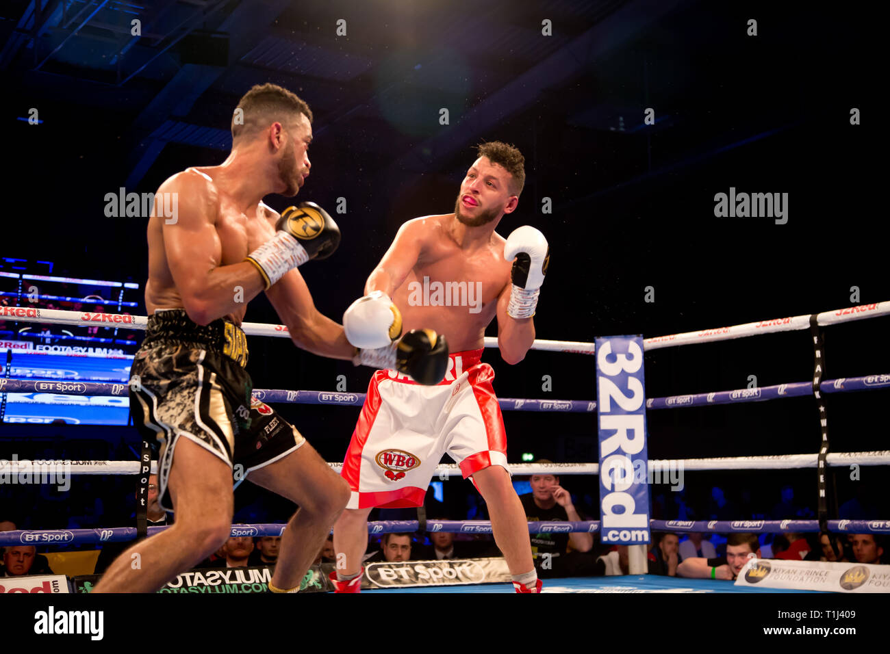 Leicester uk 23rd March 2019 The Morningside Arena Leicester WBO ...