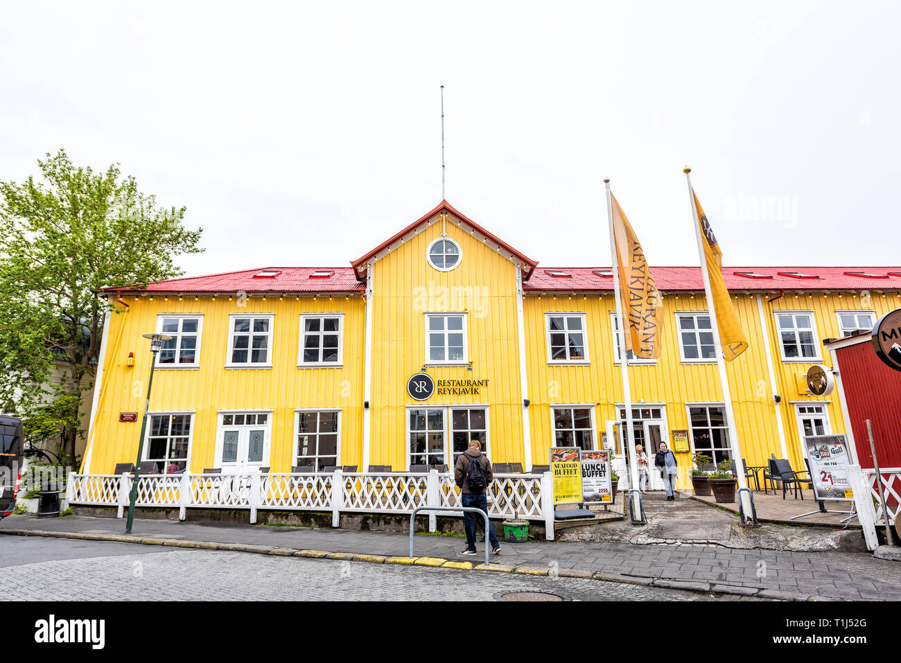 Iceland cafe exterior hi-res stock photography and images - Alamy