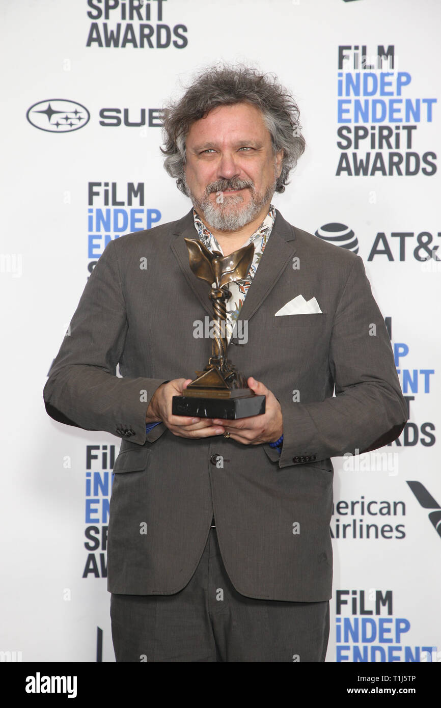 2019 Film Independent Spirit Awards - Press Room Featuring: Joe Bini ...