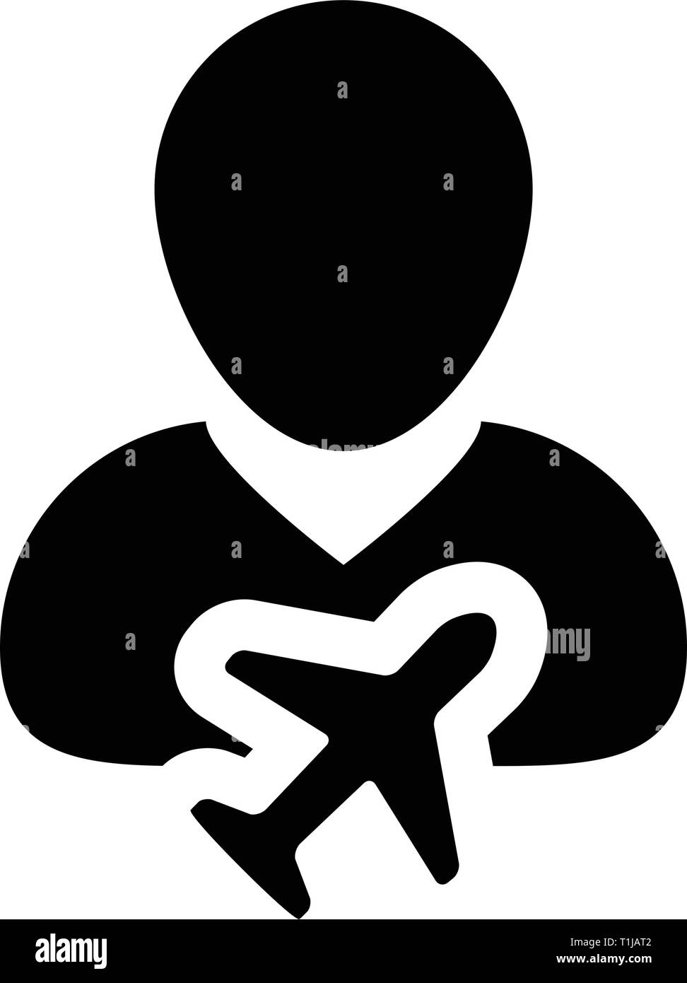 Transport icon vector male user person profile avatar symbol for ...