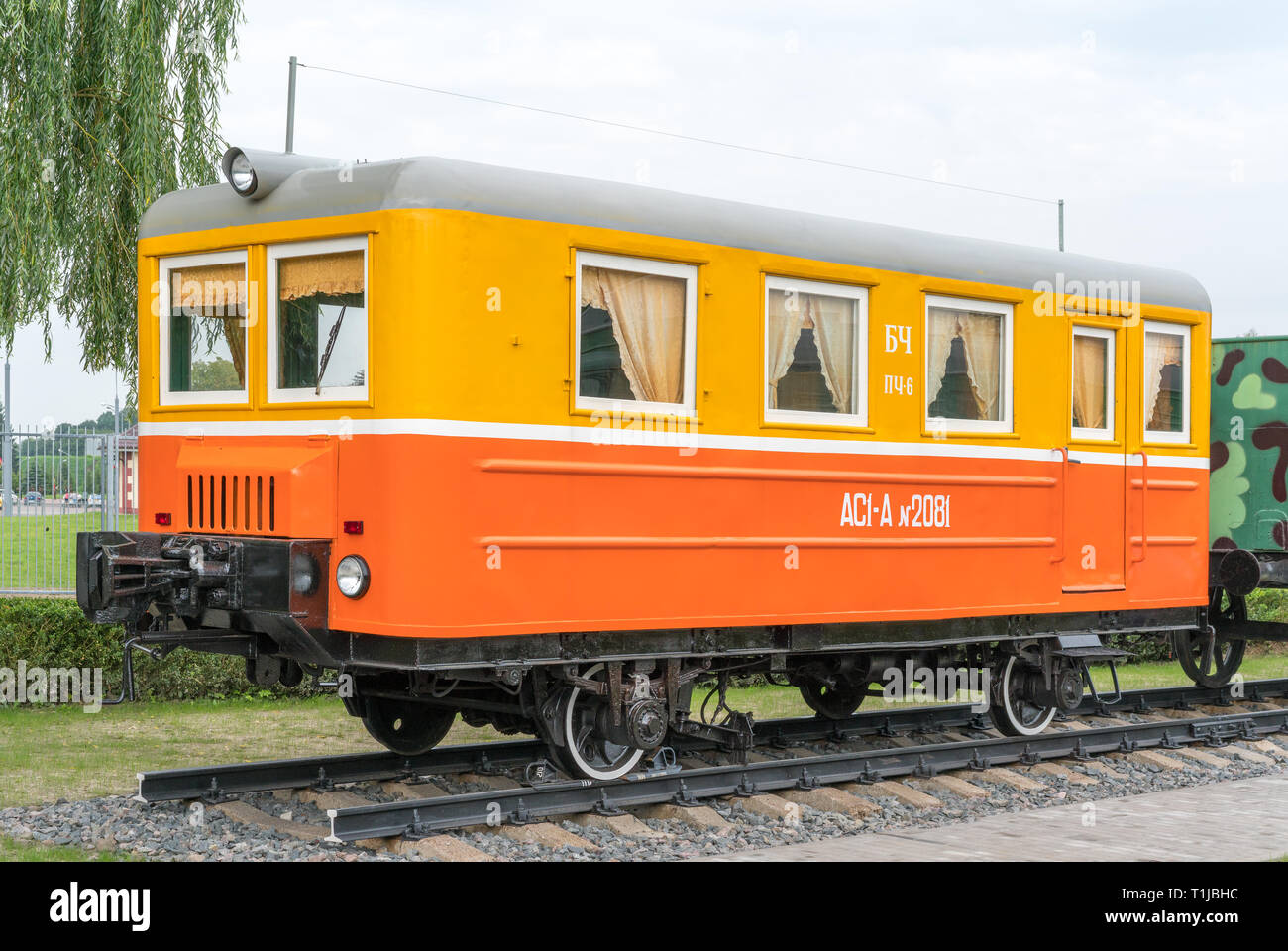 old railway car Stock Photo - Alamy