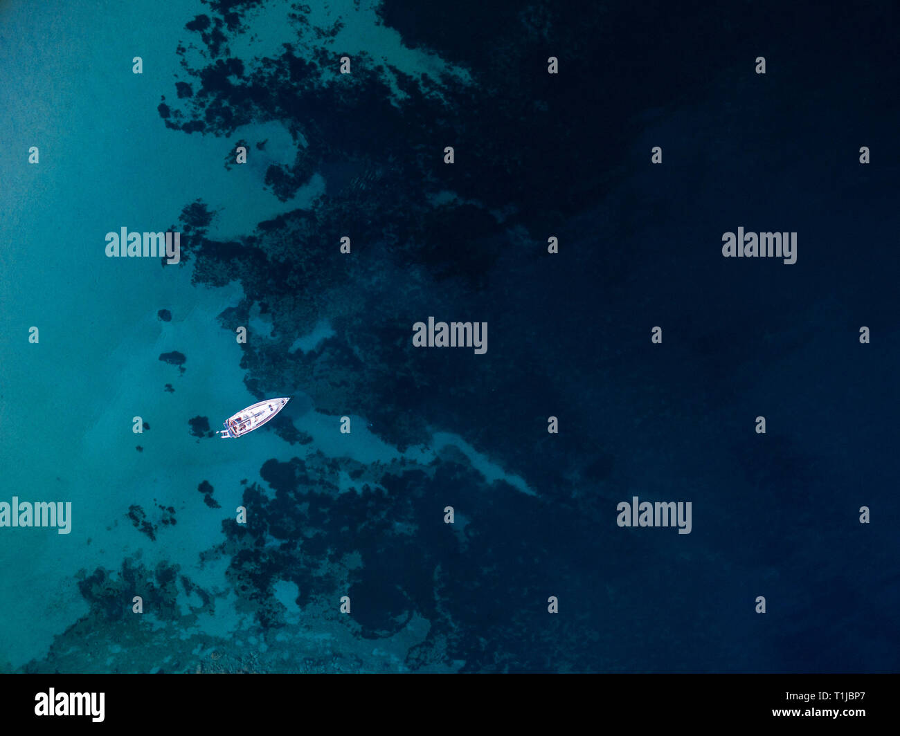 Aerial view spargi island cala hi-res stock photography and images - Alamy