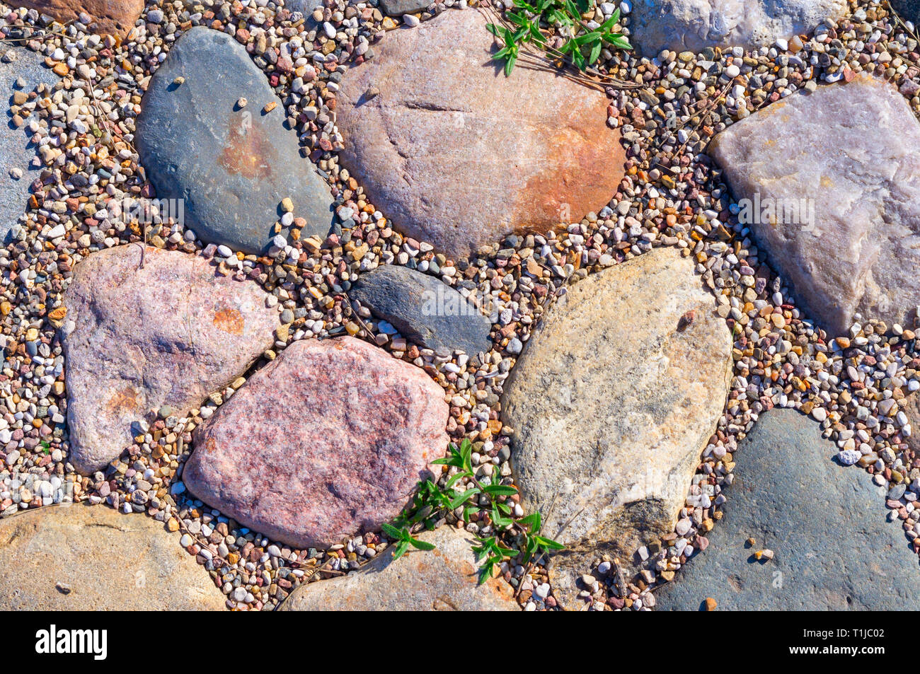 colorful stones natural background texture Stock Photo - Alamy