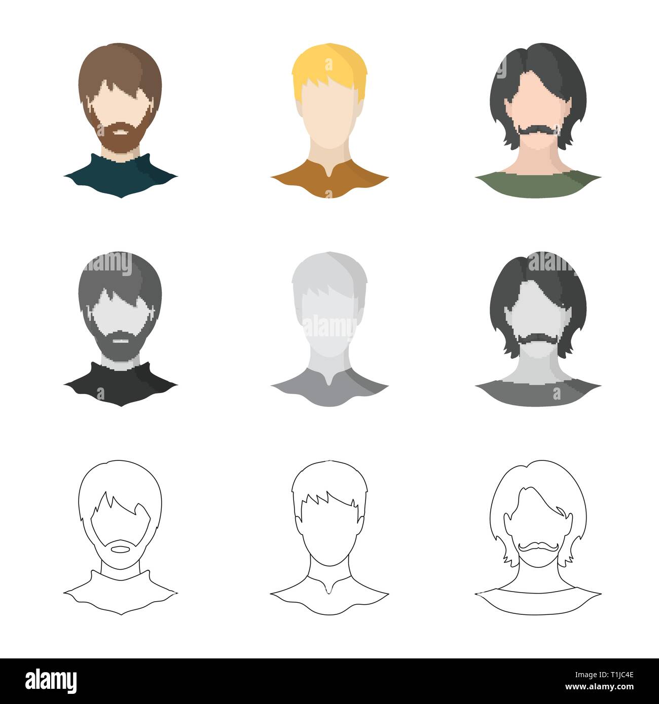 Isolated object of professional and photo icon. Set of professional and ...
