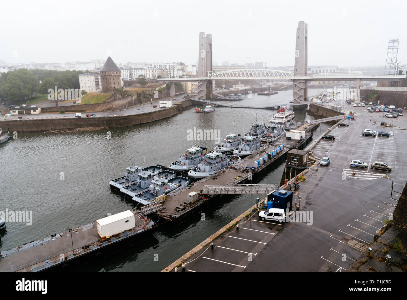 View of brest harbor hi-res stock photography and images - Alamy