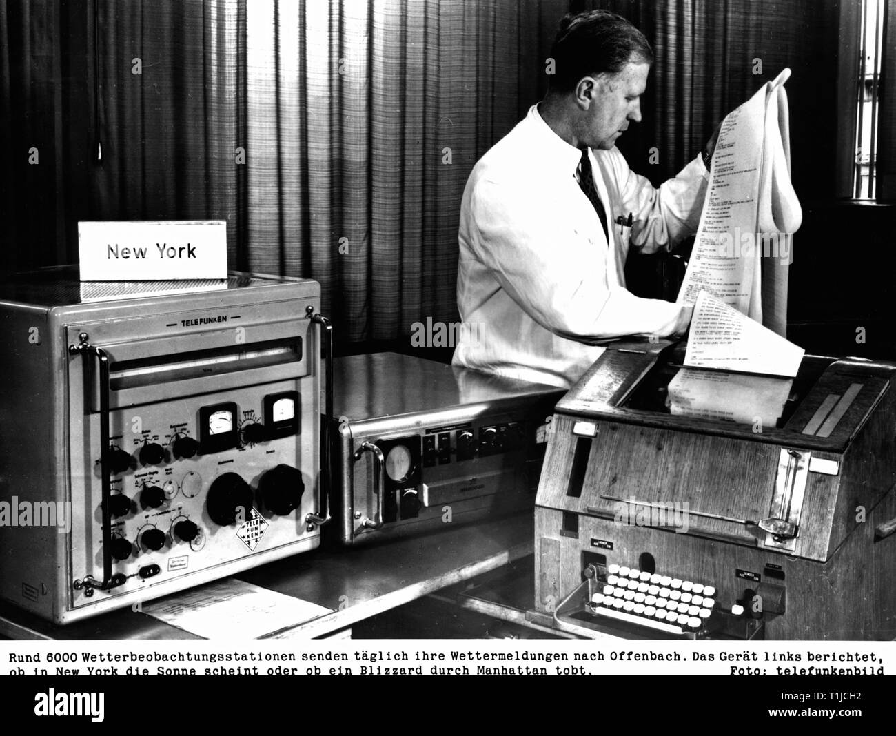 weather, weather observation, receiving station of the daily weather ...