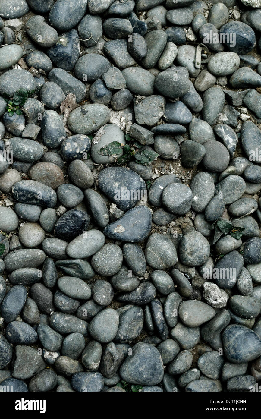 Pebble stone wall hi-res stock photography and images - Alamy