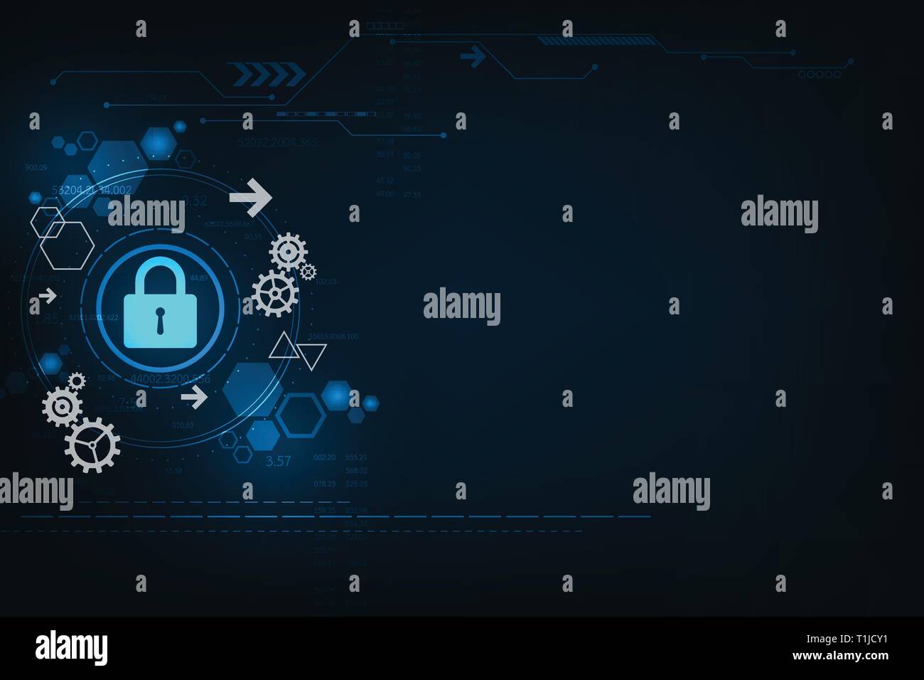 Privacy concept social security Stock Vector Images - Alamy