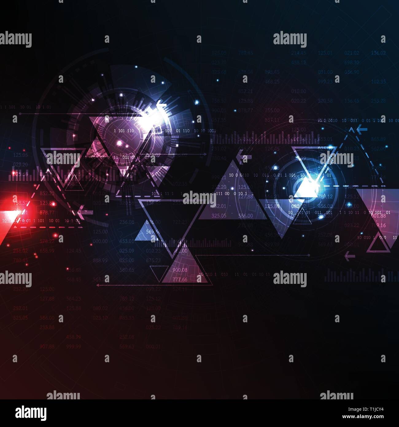Vector background in the concept of digital Stock Vector Image & Art ...