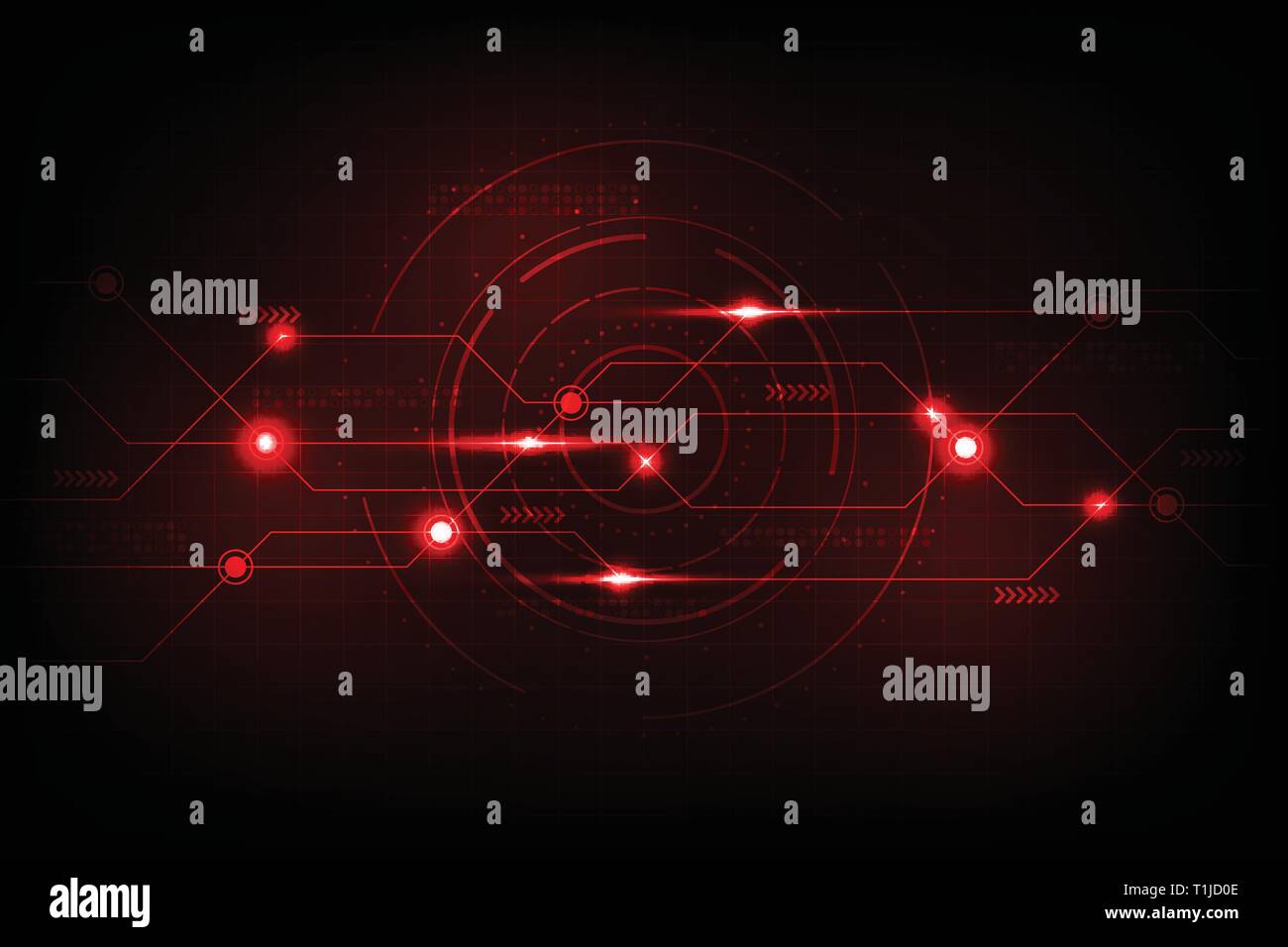 Digital network circuit hi-res stock photography and images - Alamy
