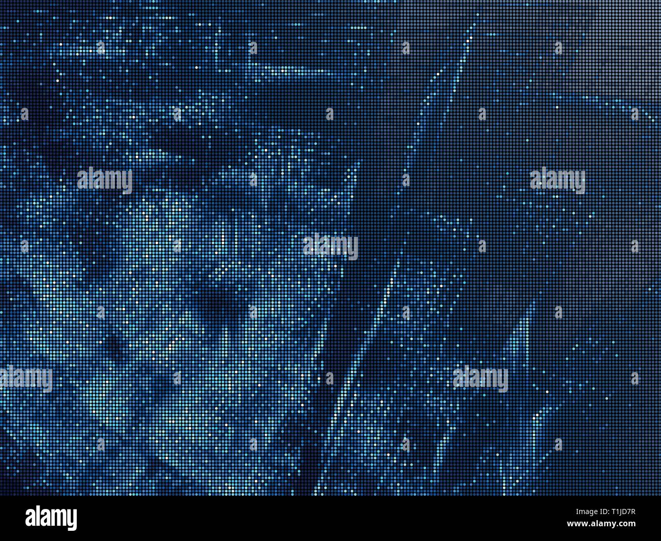 Vector blur consist of glowing dots - tech style background Stock ...