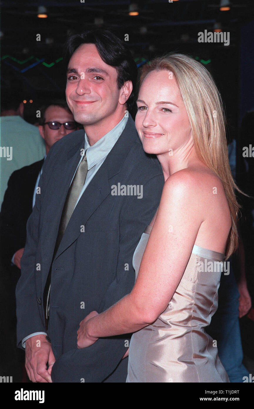 LOS ANGELES, CA - July 22, 1999: Actor HANK AZARIA actress wife HELEN ...