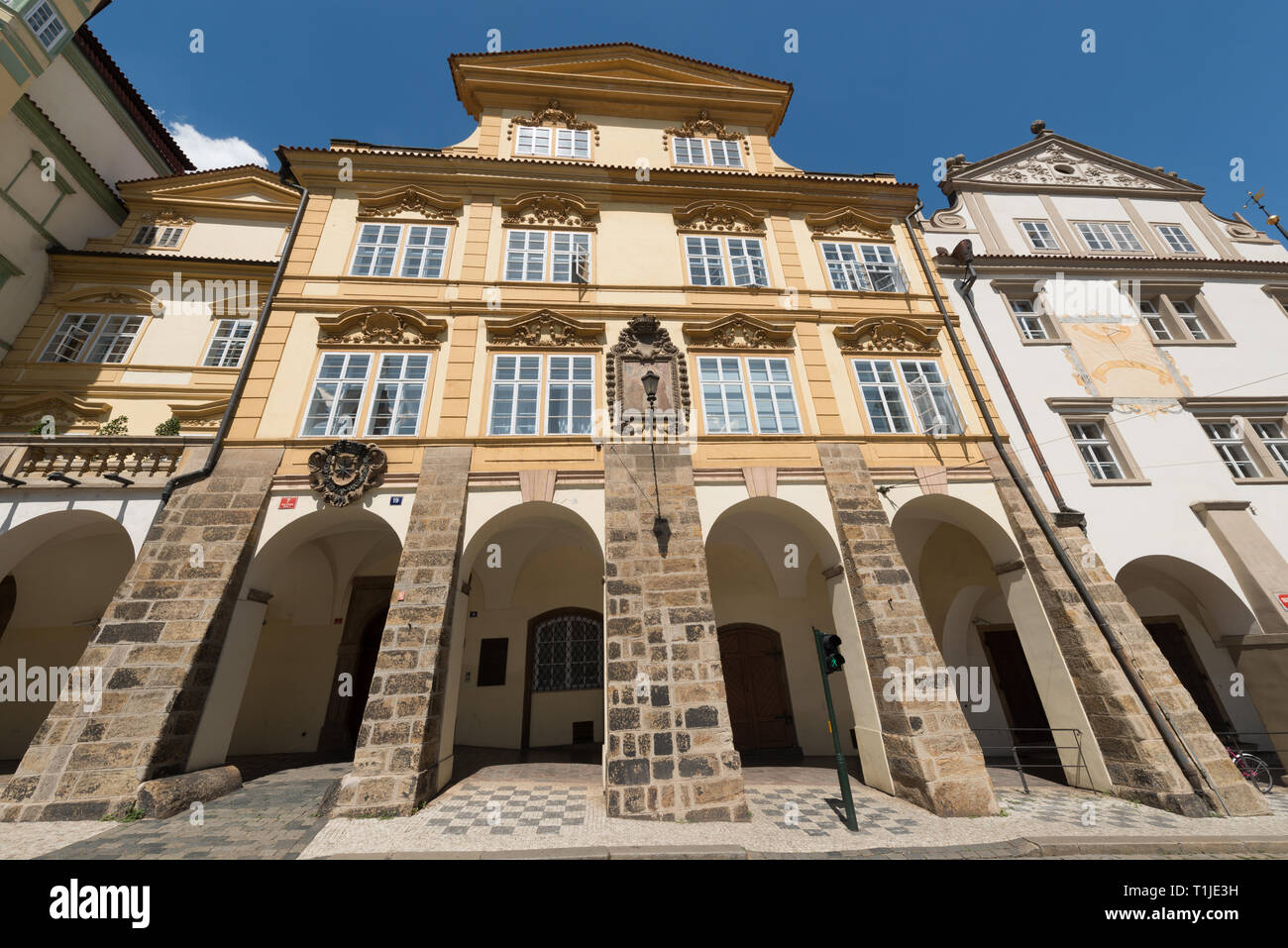 Prague: Sternberg palace on Malostranske square Stock Photo - Alamy