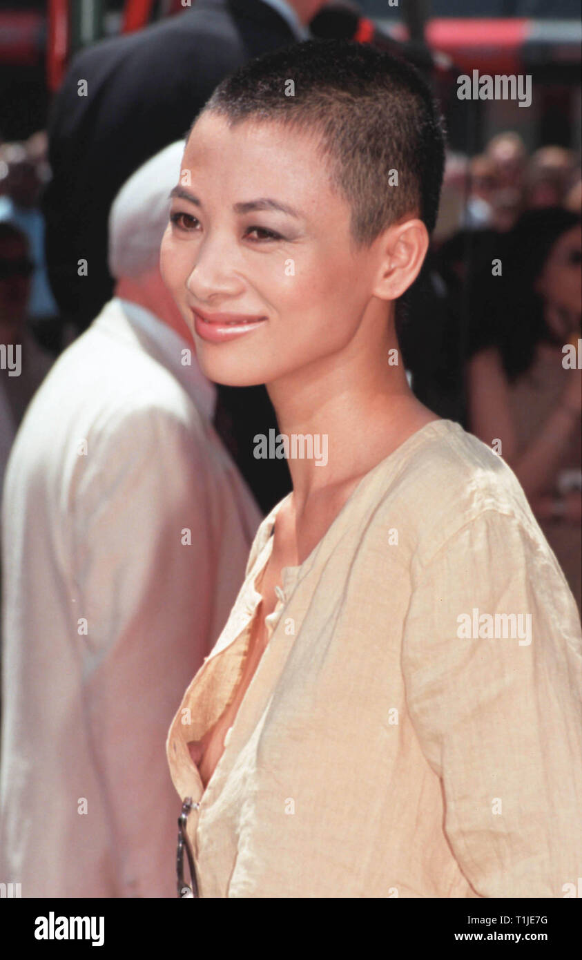 LOS ANGELES, CA - July 26, 1999: Chinese actress BAI LING at Mann's ...