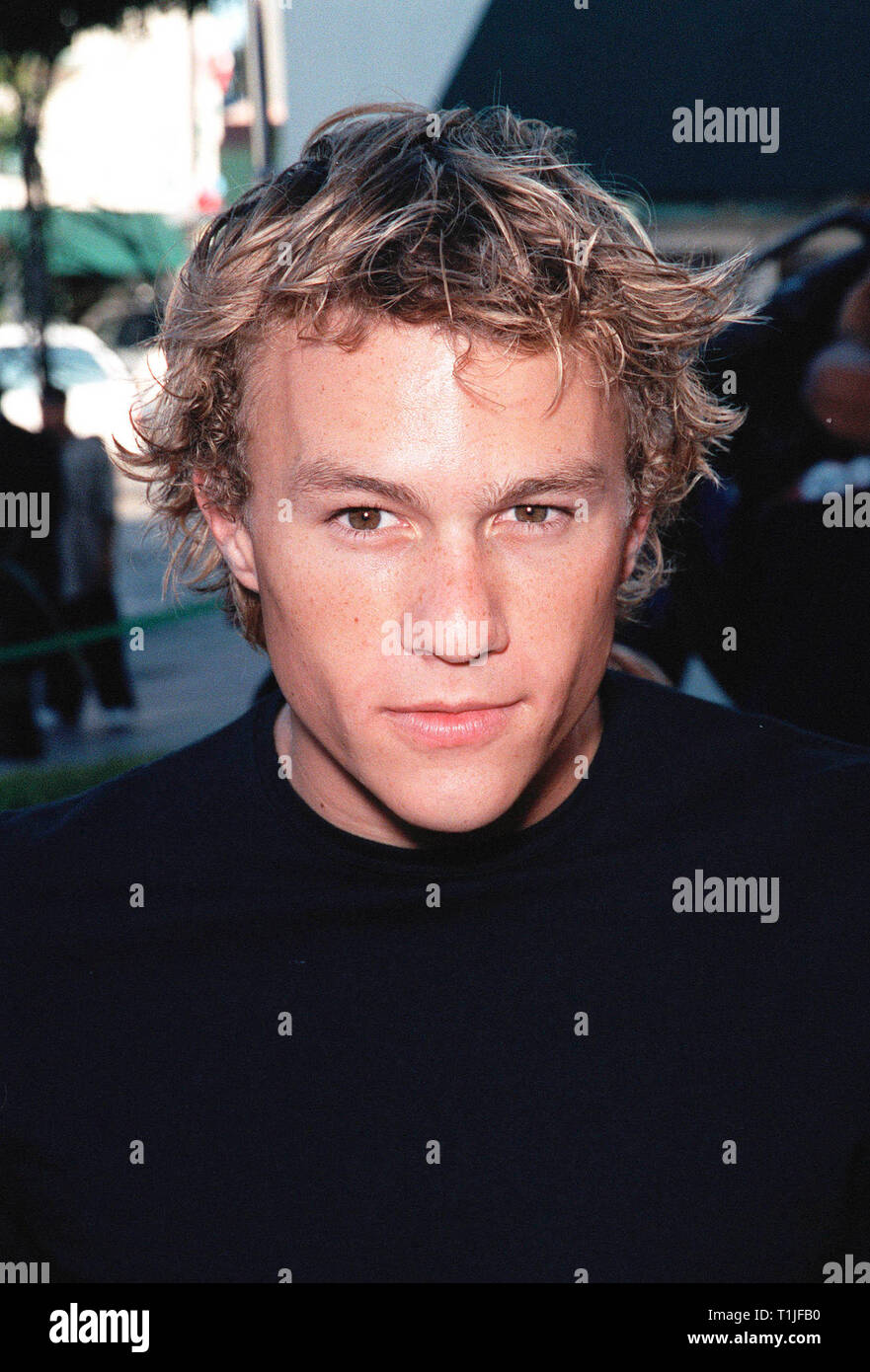 LOS ANGELES, CA - August 9, 1999: Australian actor HEATH LEDGER at the ...