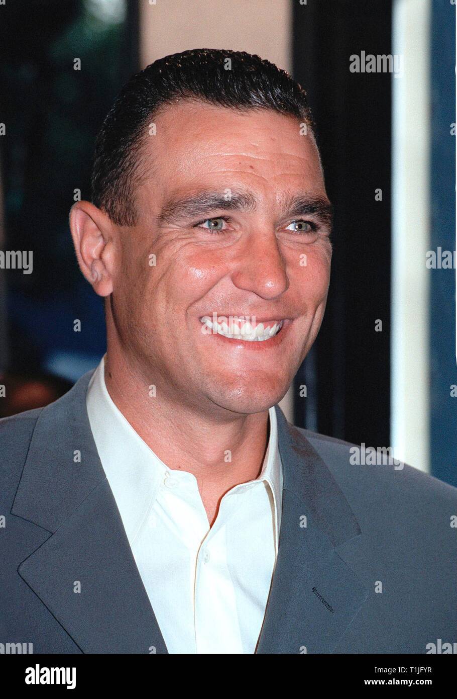 LOS ANGELES, CA - August 17, 1999: Footballer turned actor VINNIE JONES ...