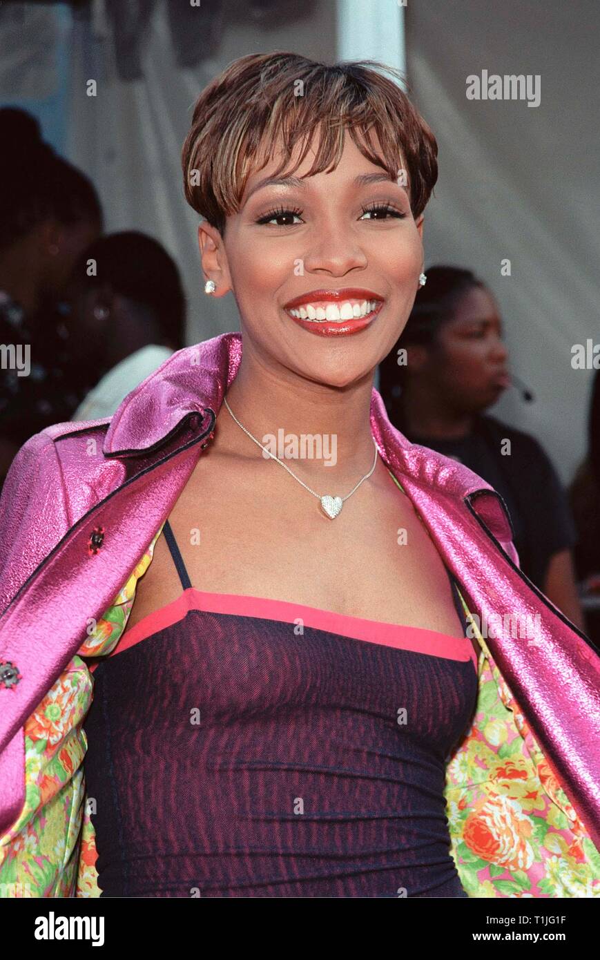 LOS ANGELES, CA - September 4, 1999: Singer MONICA at the Soul Train ...