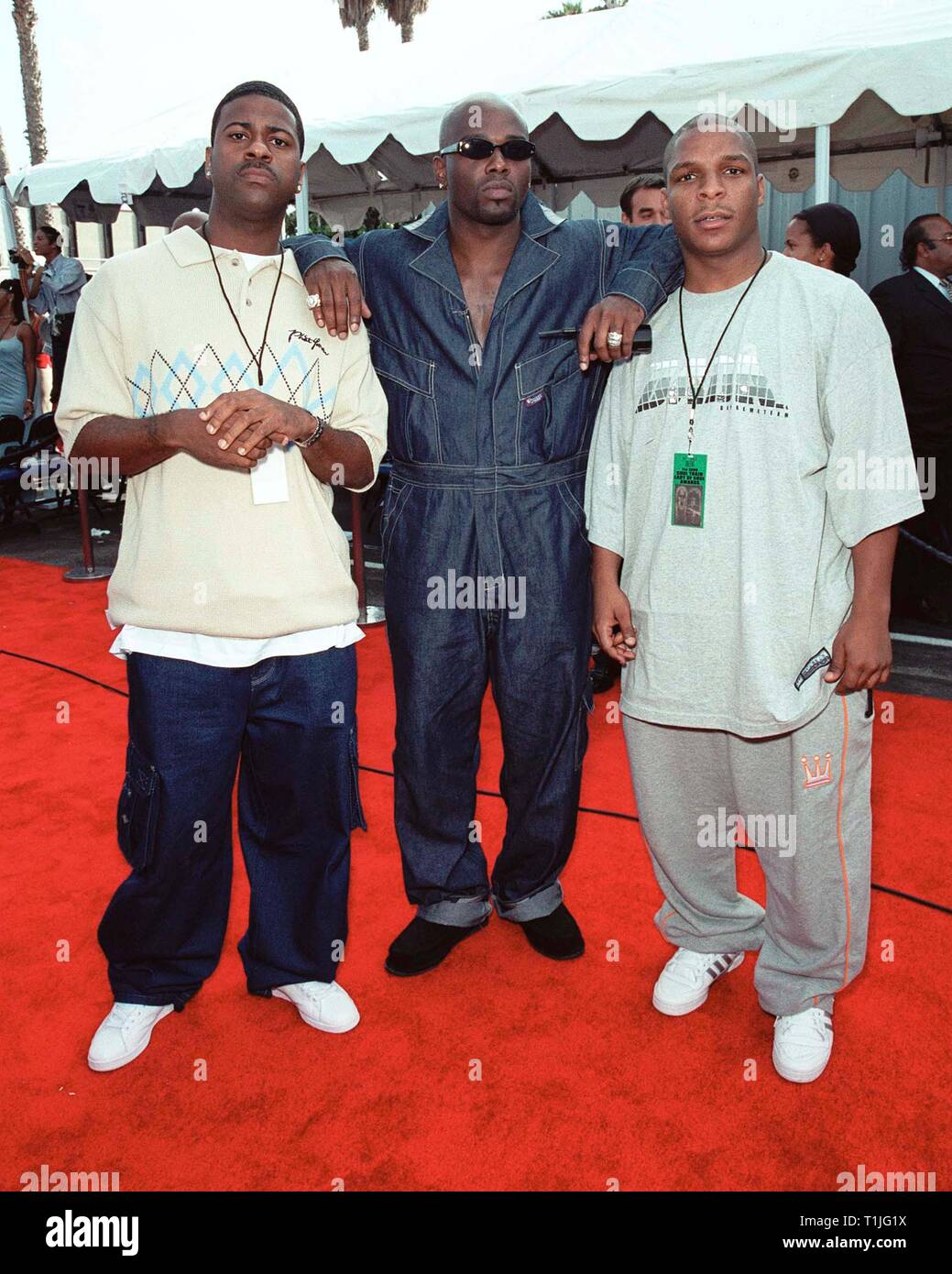 LOS ANGELES, CA - September 4, 1999: Rap group NAUGHTY BY NATURE at the ...