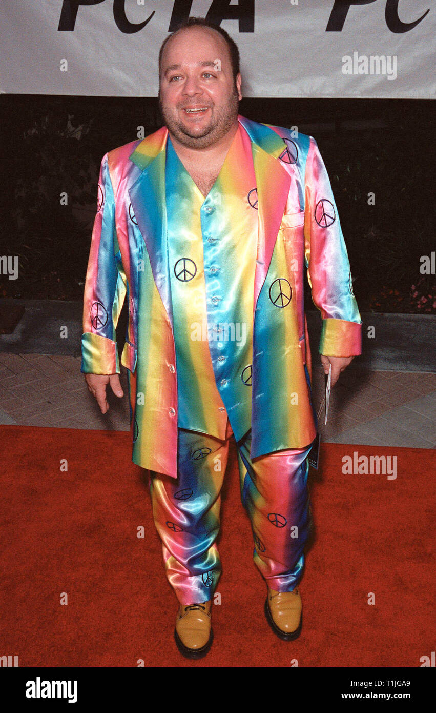 LOS ANGELES, CA - September 18, 1999: German actor DIRK BACH at PETA's ...