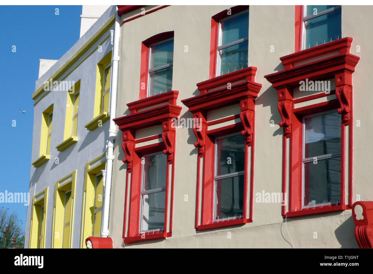 Belsize Village in Belsize Park in the Camden area of NW London ...