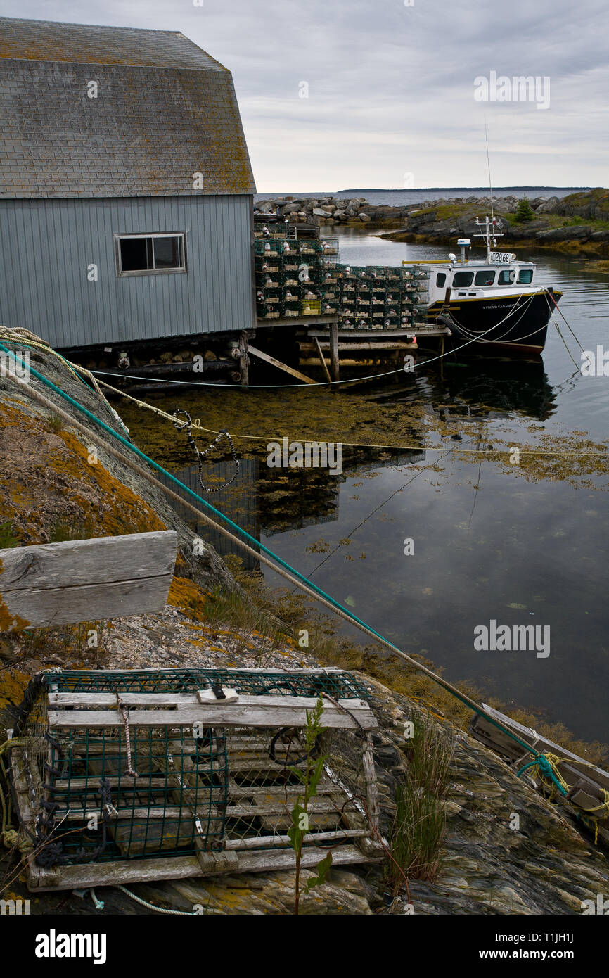 Blue Rocks, Lunenburg County, Nova Scotia, Canada Stock Photo - Alamy