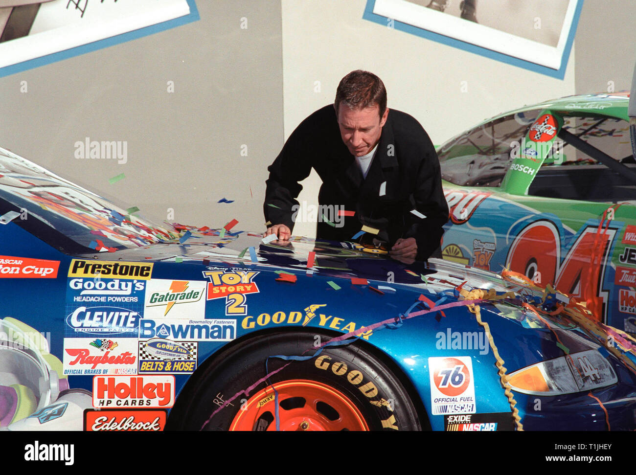 LOS ANGELES, CA. October 23, 1999: Actor Tim Allen with "Buzz Lightyear ...