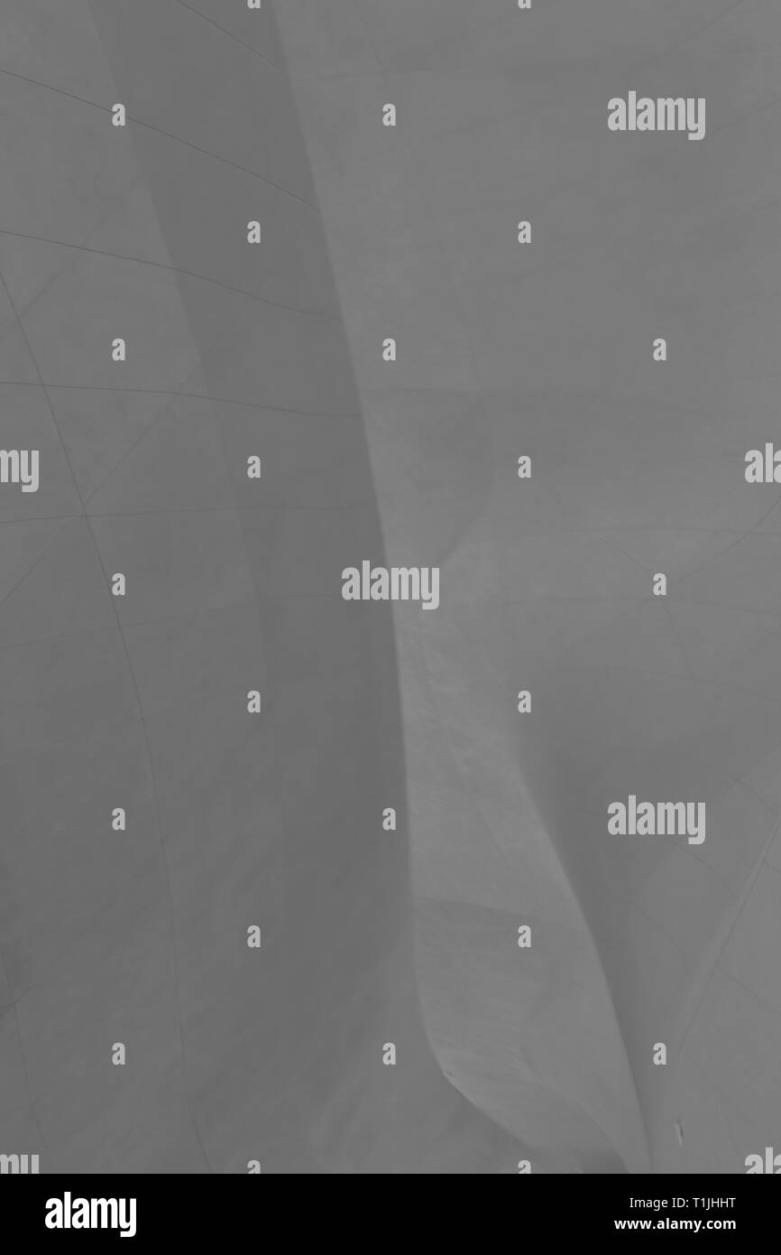 Monochrome refined fragment of contemporary public building, abstract ...