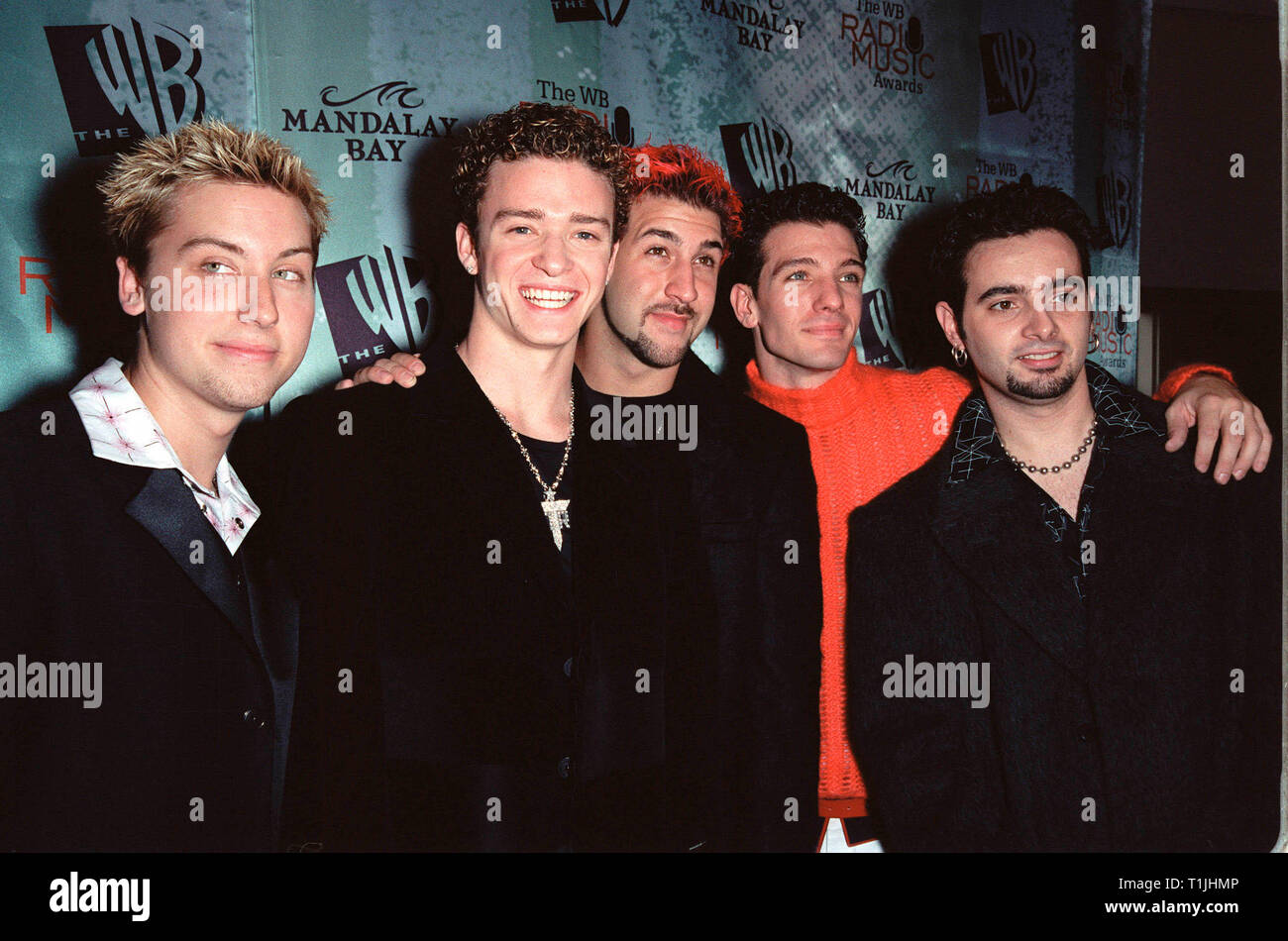 LAS VEGAS, NV. October 28, 1999: Pop group 'NSync at The WB Radio Music ...