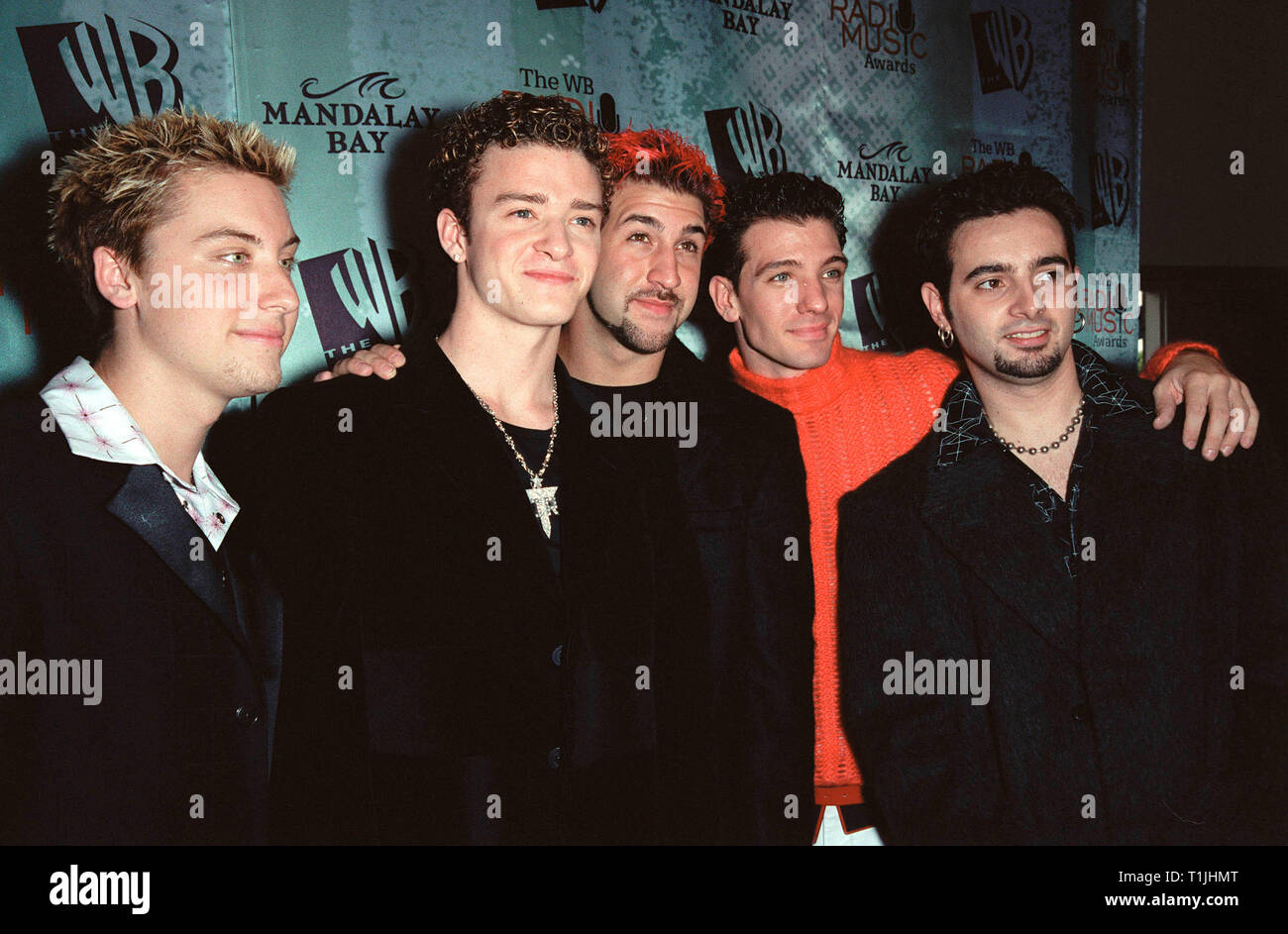LAS VEGAS, NV. October 28, 1999: Pop group 'NSync at The WB Radio Music ...
