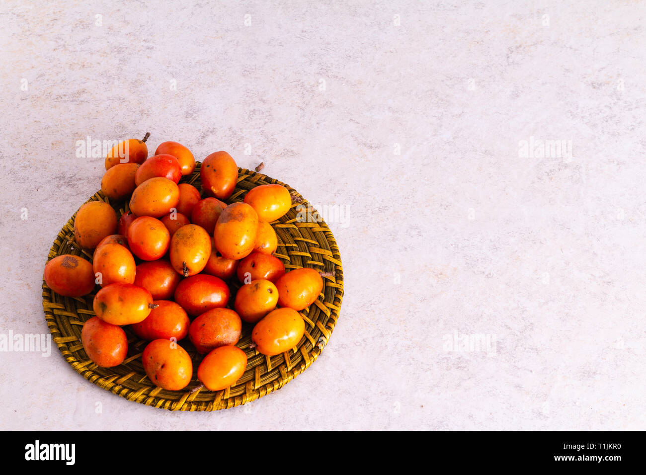Siriguela fruit with white background Stock Photo - Alamy