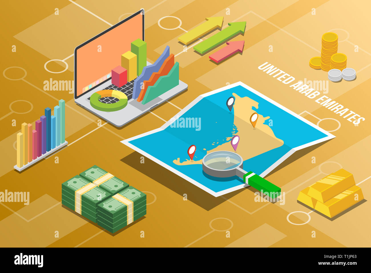 Uae graph hi-res stock photography and images - Alamy