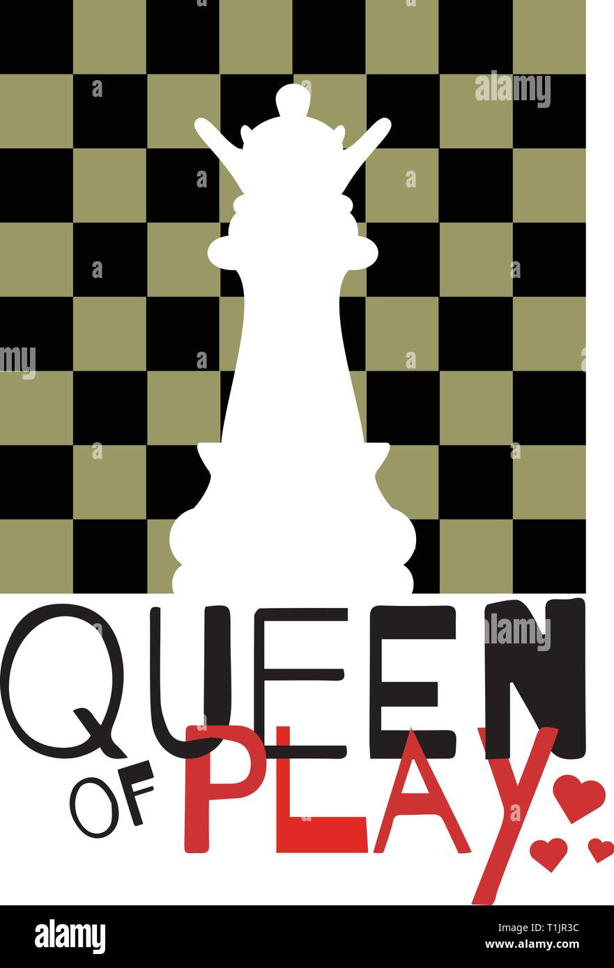 Queen chess piece of play Stock Vector Image & Art - Alamy