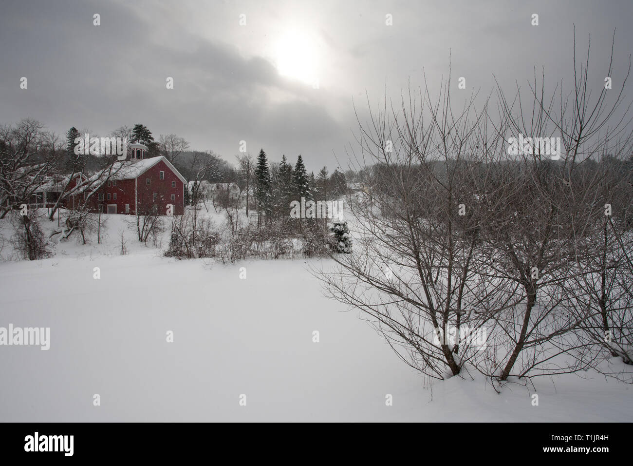 Vermont snow storm hi-res stock photography and images - Alamy