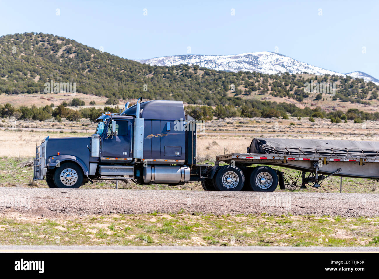 Custom Semi Truck Side View