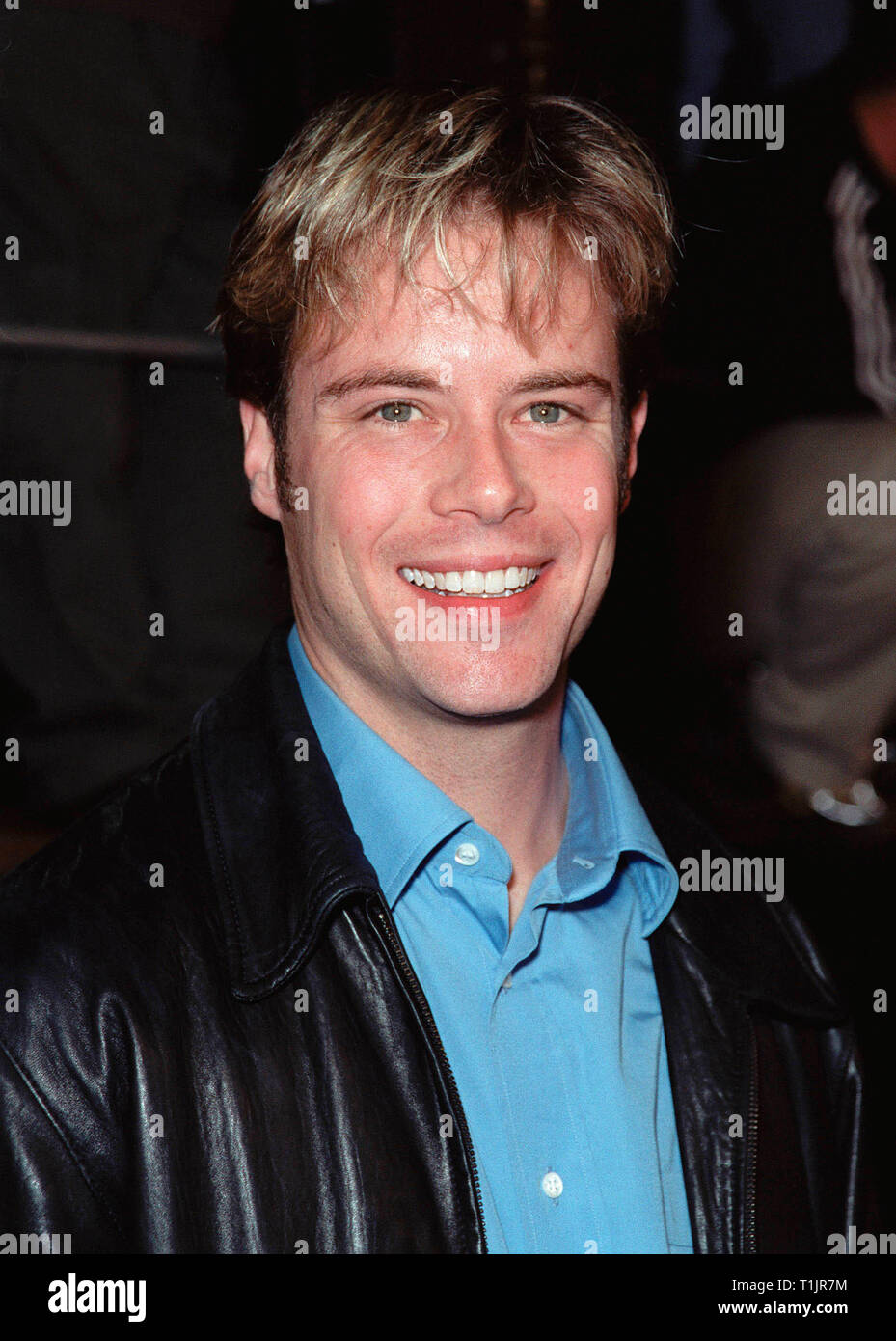 LOS ANGELES, CA. November 09, 1999: Actor Brad Rowe at world premiere ...