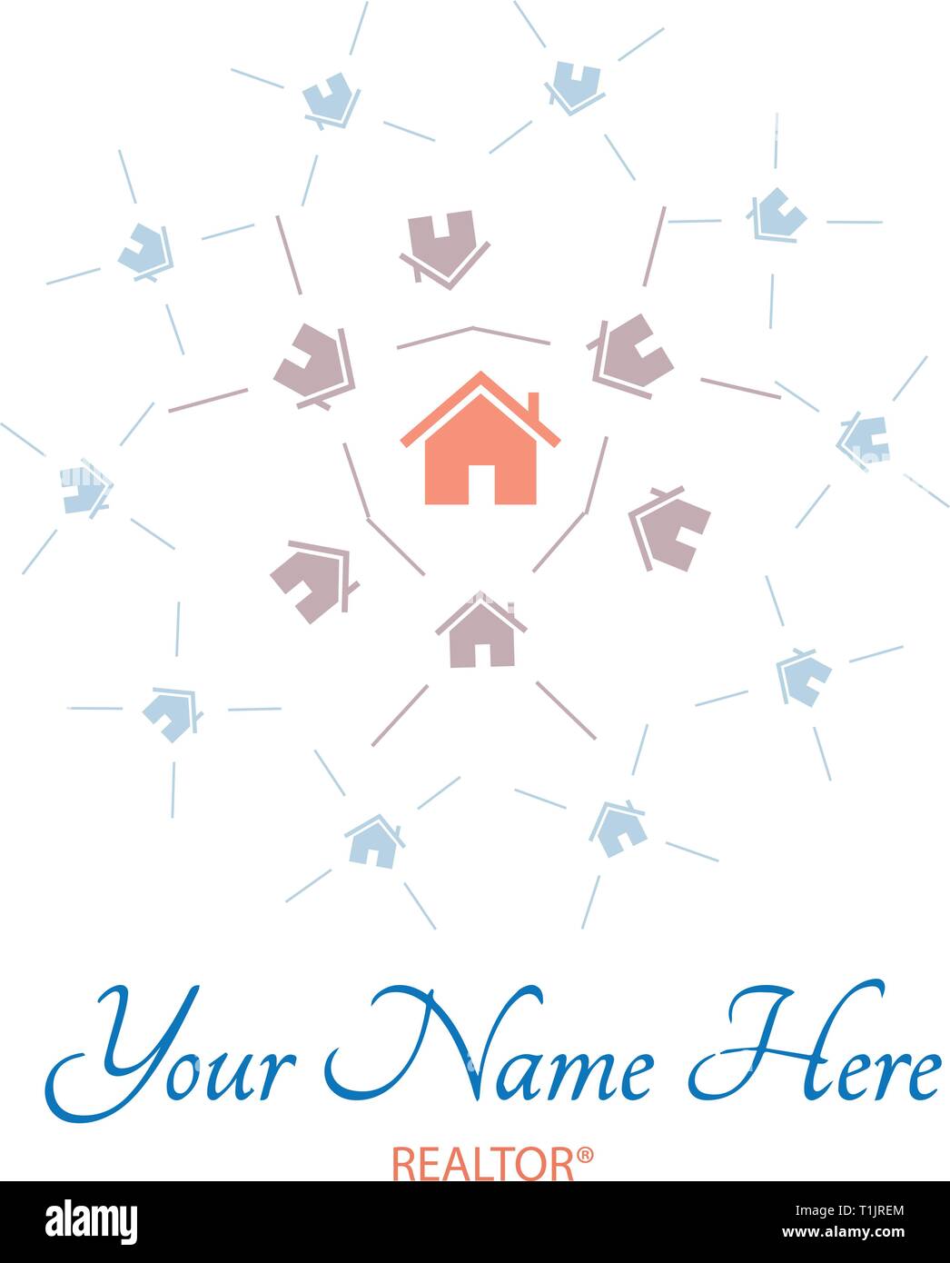 Suburbs houses Stock Vector Images - Alamy