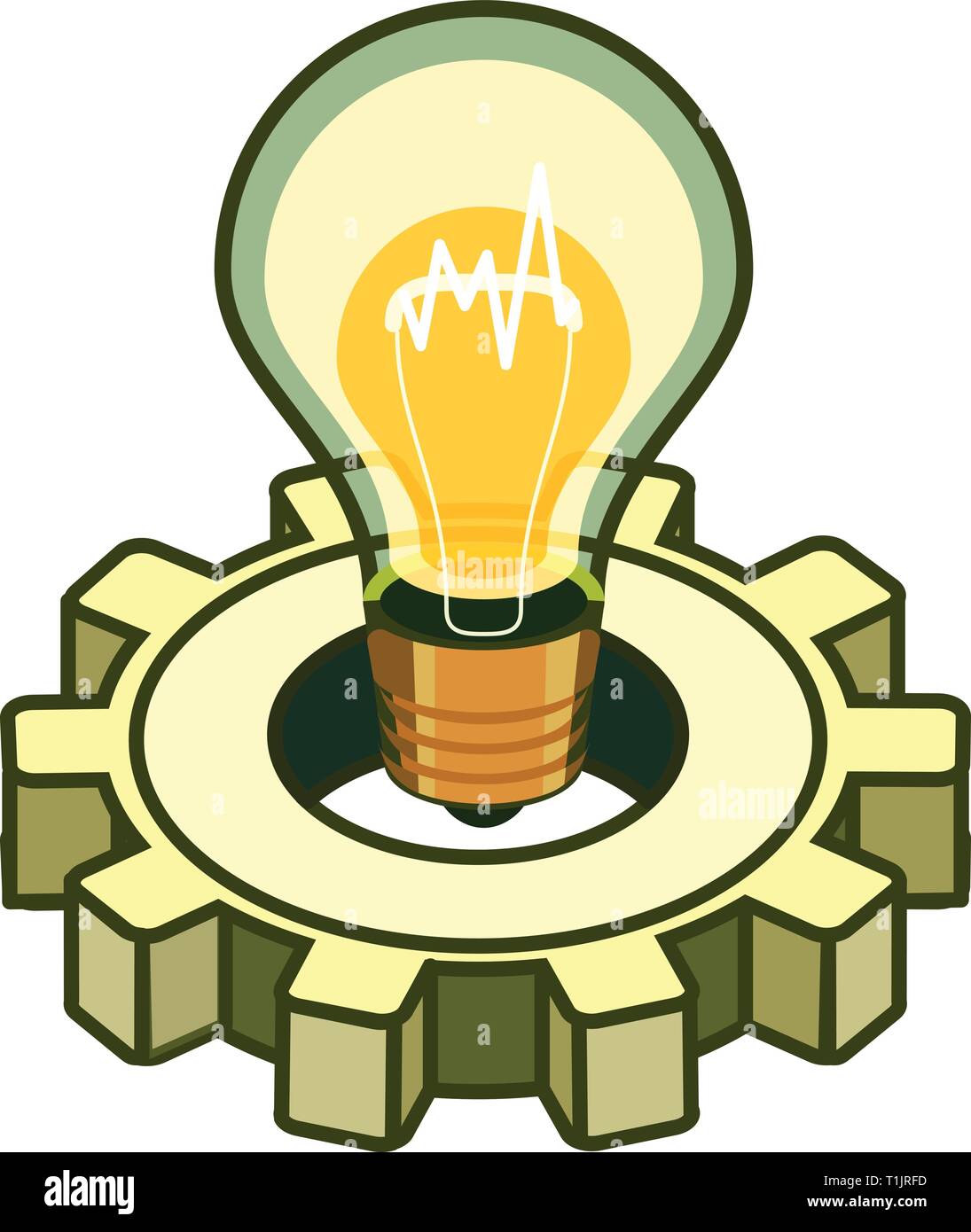 Cog vector vectors hi-res stock photography and images - Alamy