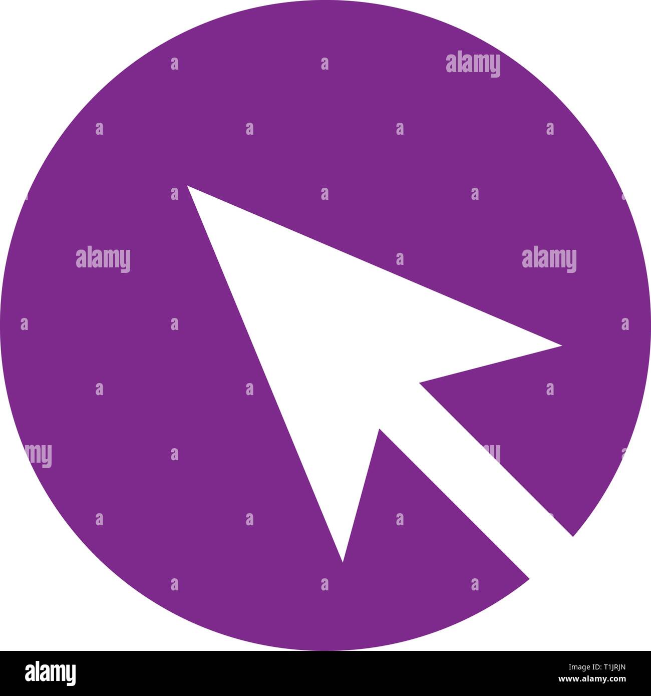 Pointer click graphic Stock Vector Images - Alamy