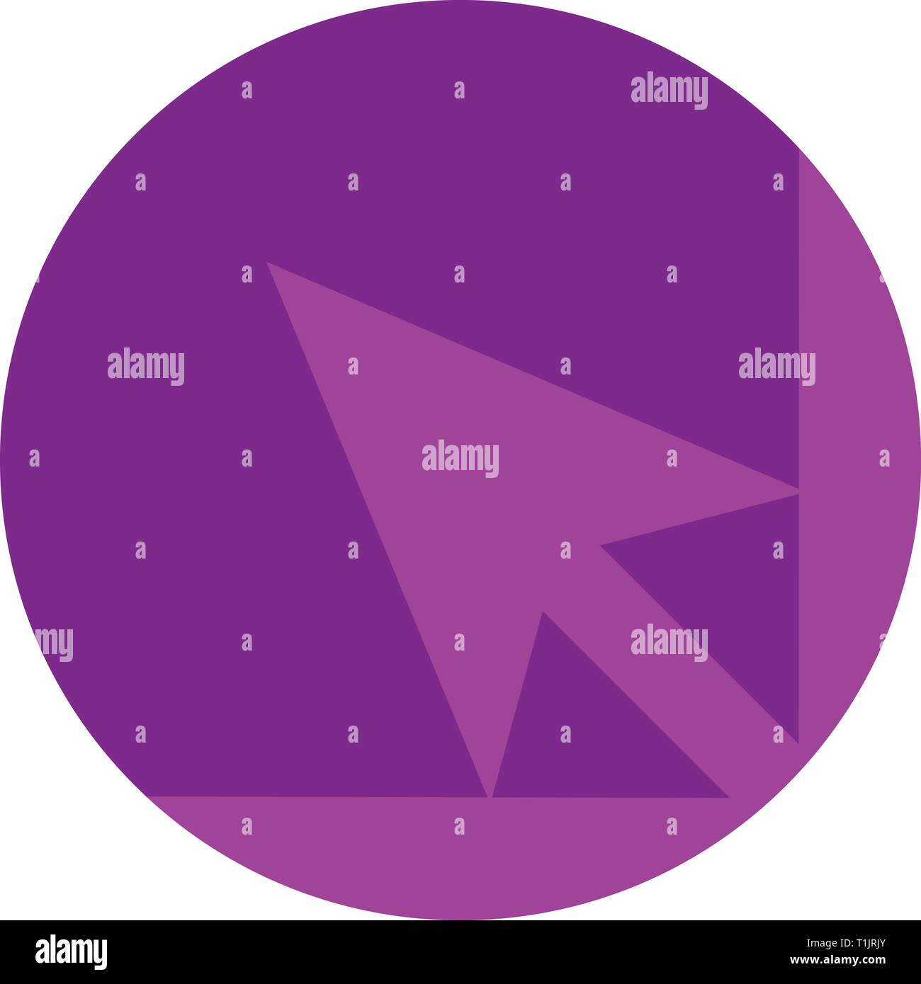 Illustration circle arrows pointing hi-res stock photography and images ...