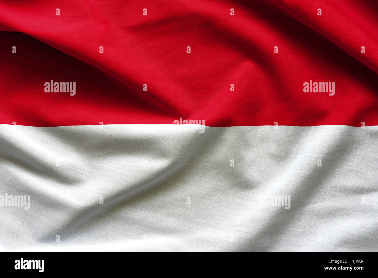 Waving flag of Indonesia, Asia Stock Photo - Alamy