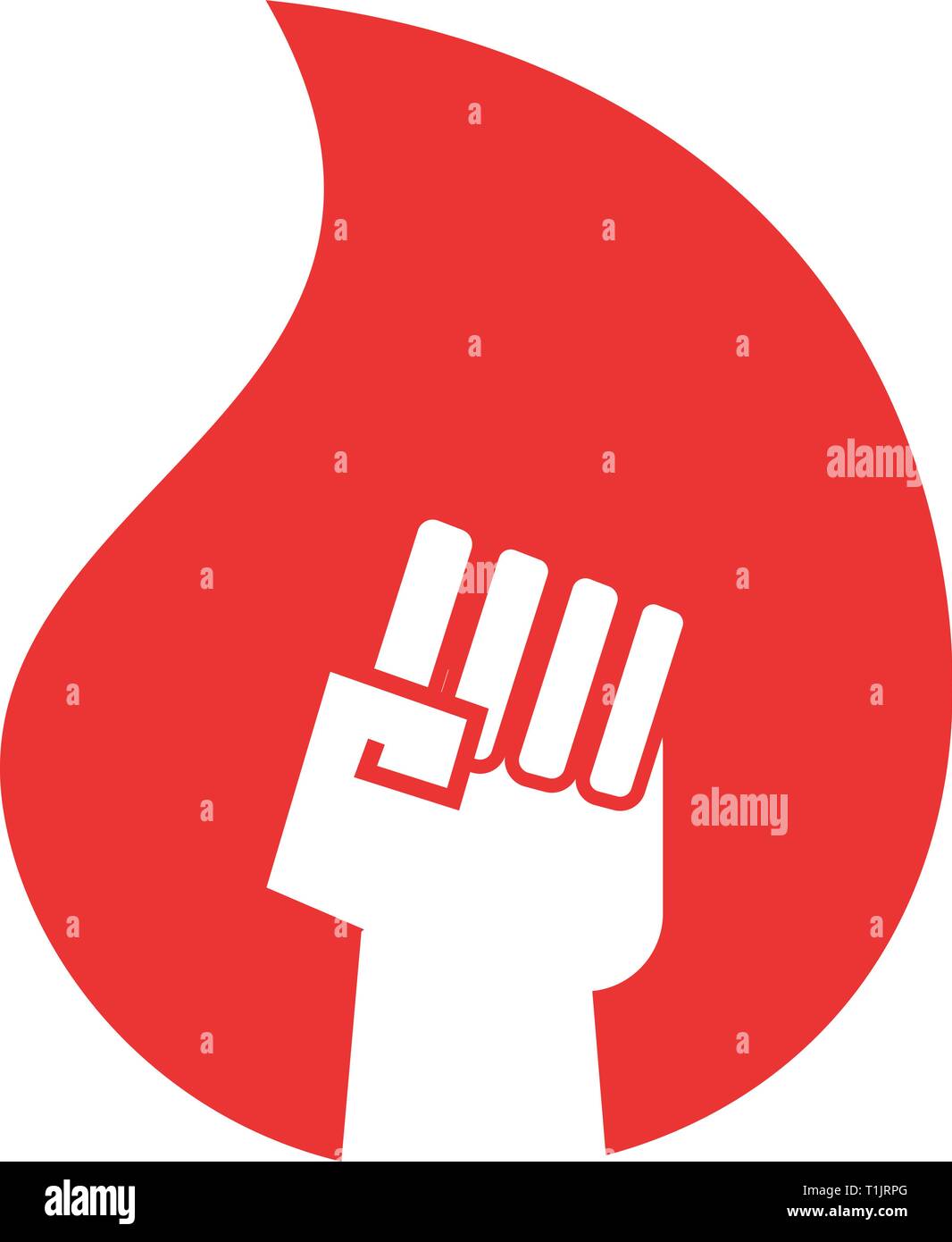 Upraised arm Stock Vector Images - Alamy