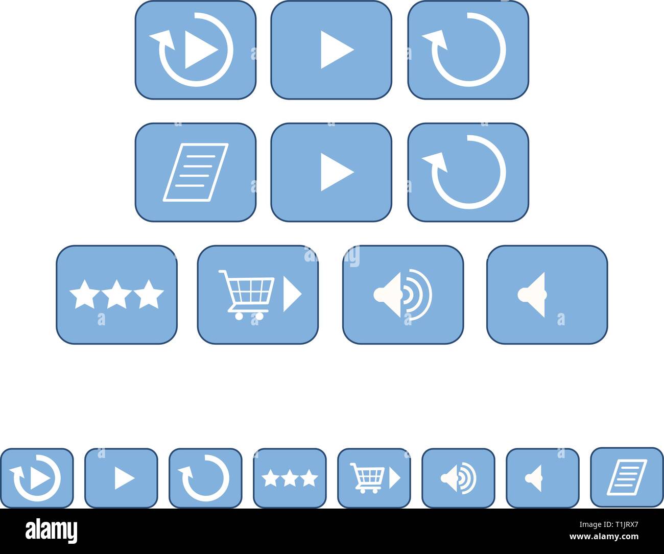 Game icon graphics play buy instructions play again rating return ...