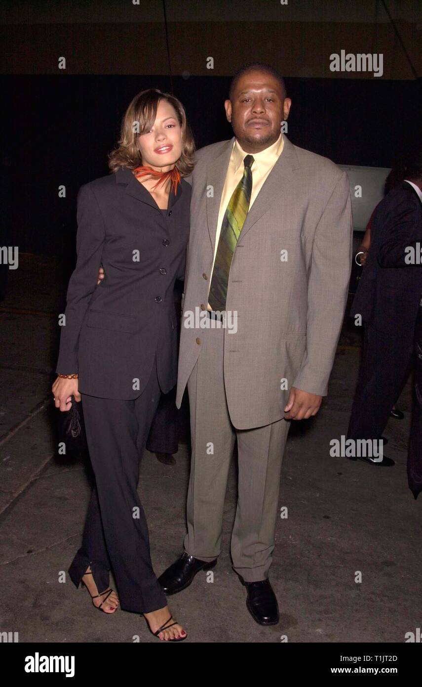 LOS ANGELES, CA. December 01, 1999: Actor Forrest Whitaker & wife at ...