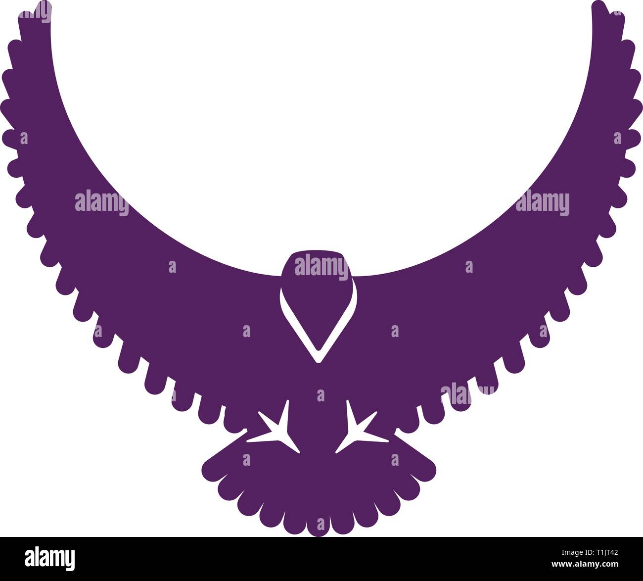 Bird Wings Spread Back